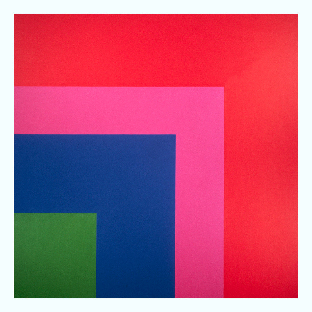 Red, Pink, Blue, Green Art Print | 55MAX