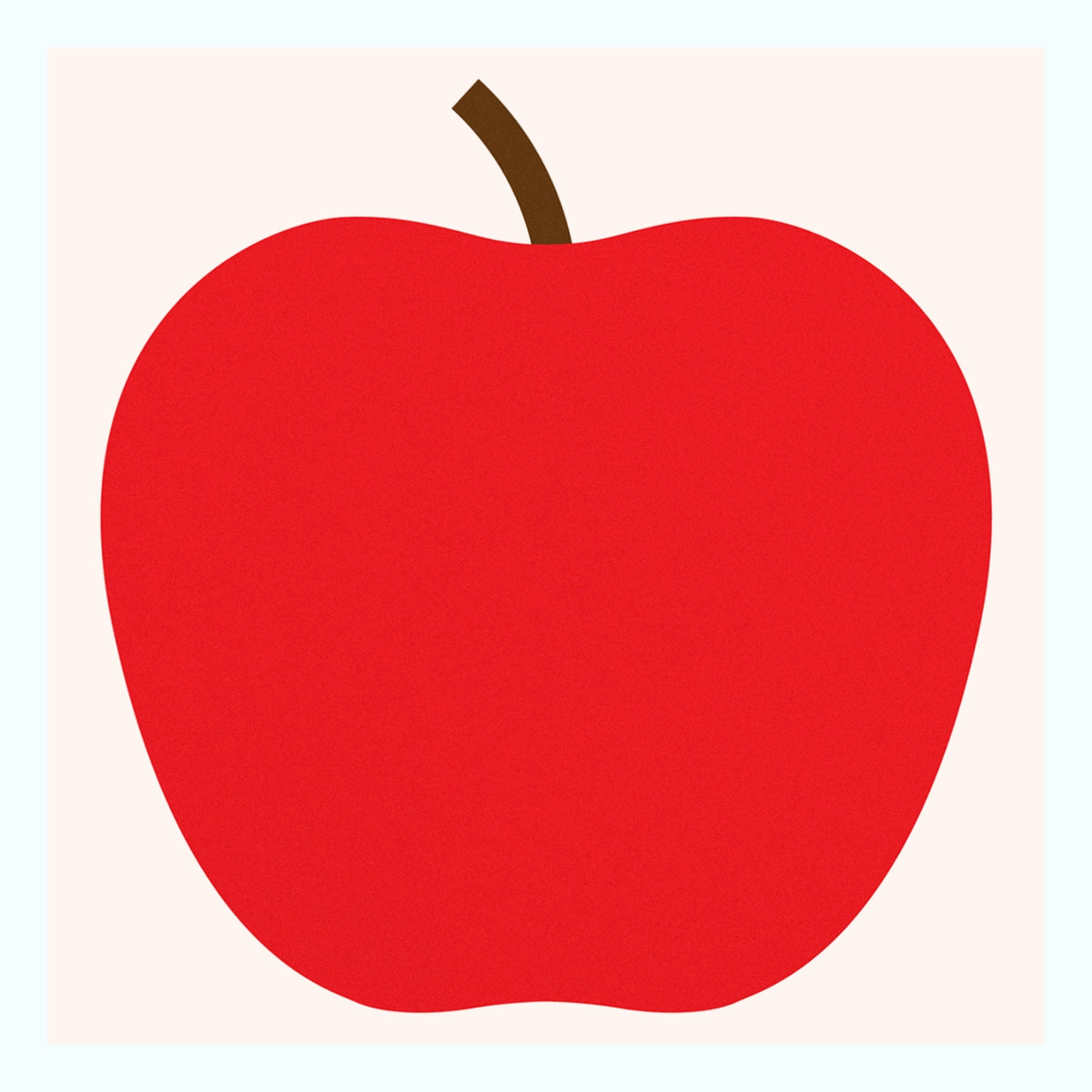 Red Apple Art Print | 55MAX