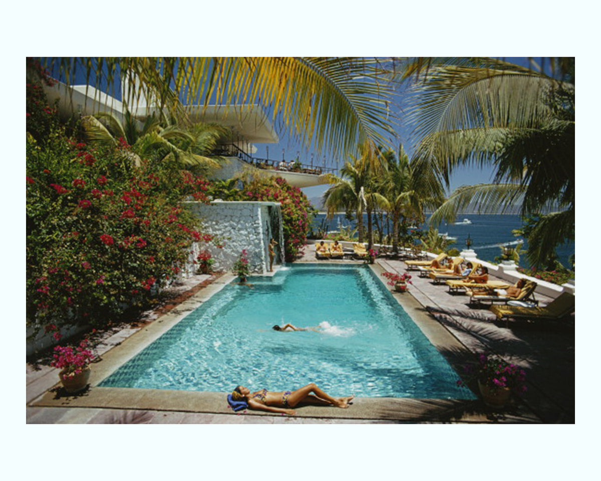 Pool at Las Hadas Art Print | 55MAX