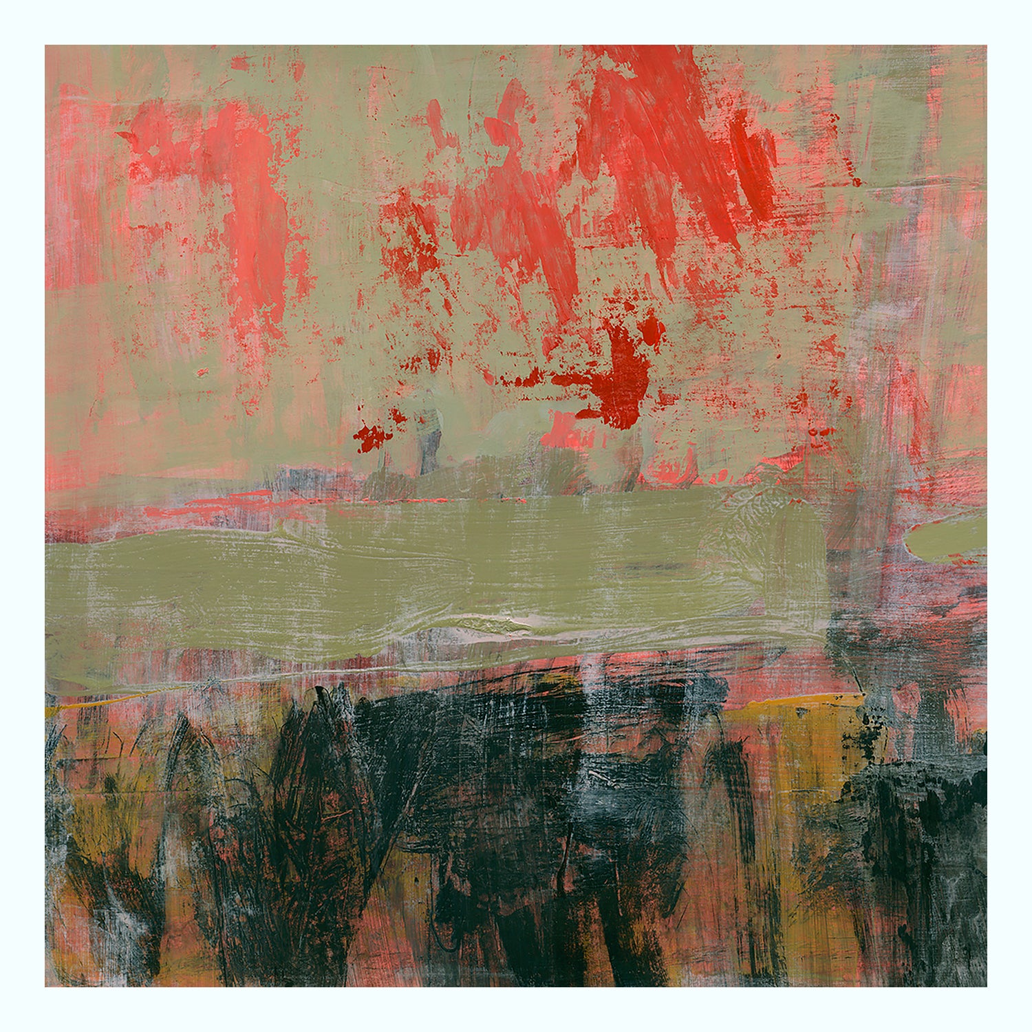 Red Rain Art Print | 55MAX